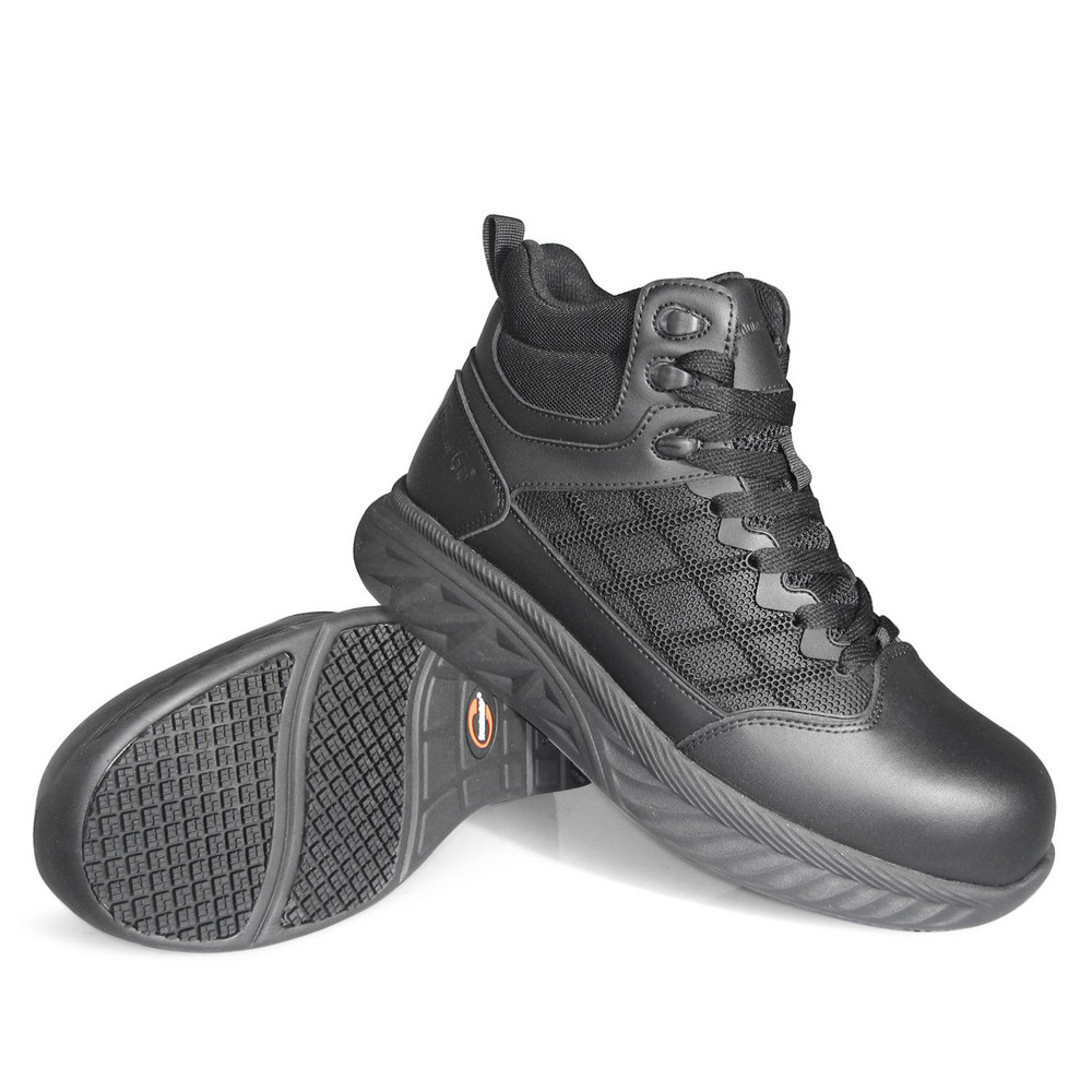 Genuine Grip - Work Boot: Size 5.5, 6" High, Action Leather, Soft Toe ...