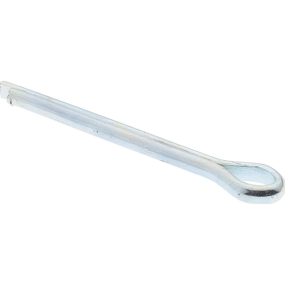 1/8" Diam x 1-1/4" Long Extended Prong Cotter Pin - Grade 2 Steel, Zinc ...