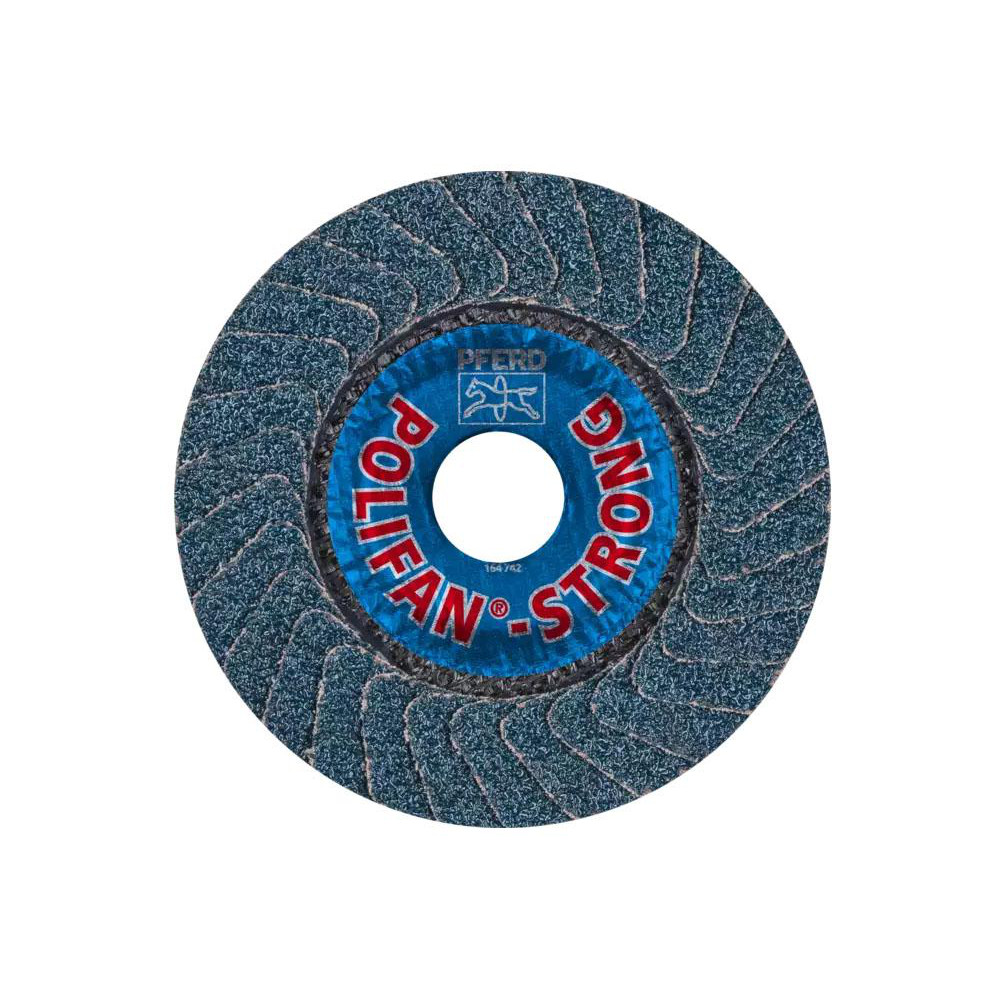 PFERD - Flap Disc: 4-1/2" Dia, 7/8" Hole, 36 Grit, Zirconia Alumina ...