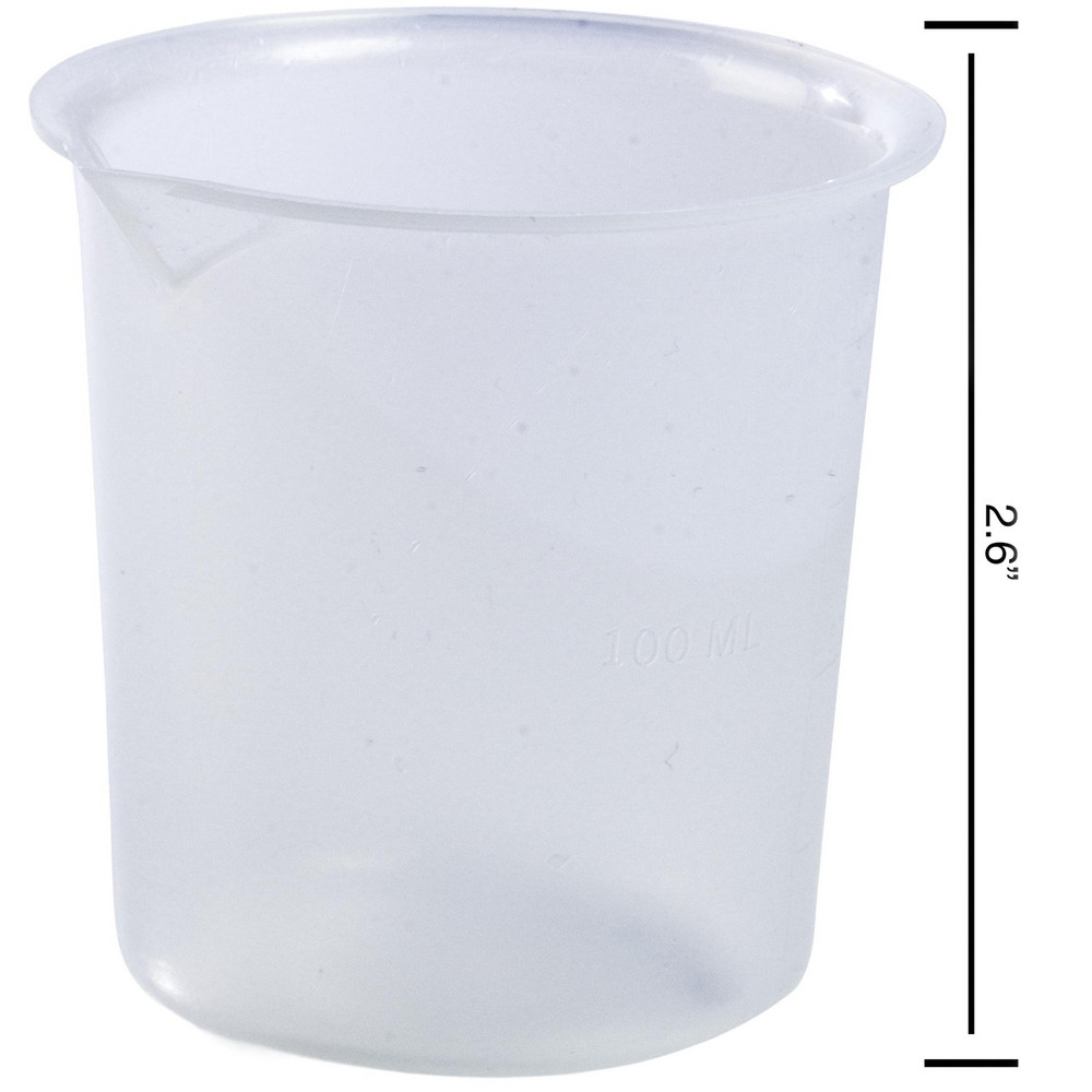 Bel-Art - Graduated Beaker: 100.000 mL, Polypropylene, 25 mL Graduation ...