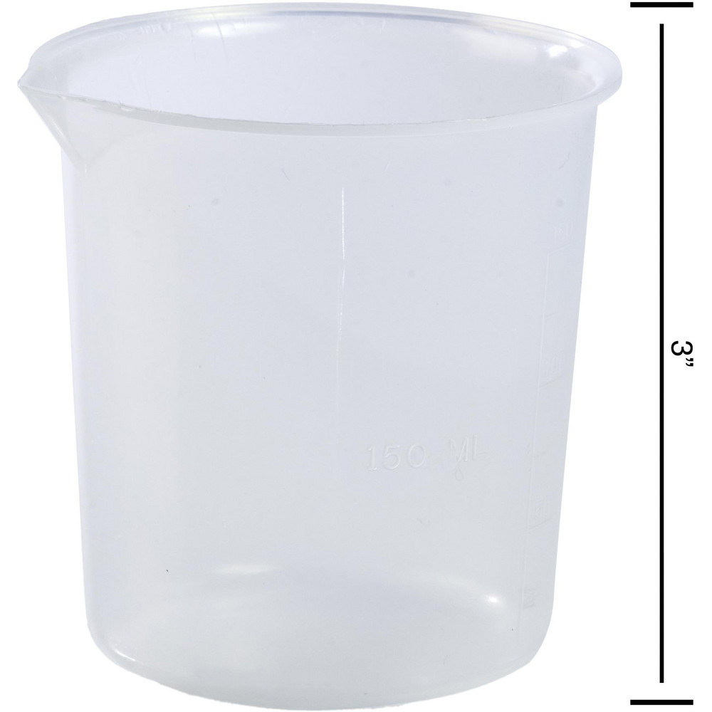 Bel-Art - Graduated Beaker: 150.000 mL, Polypropylene, 25 mL Graduation ...