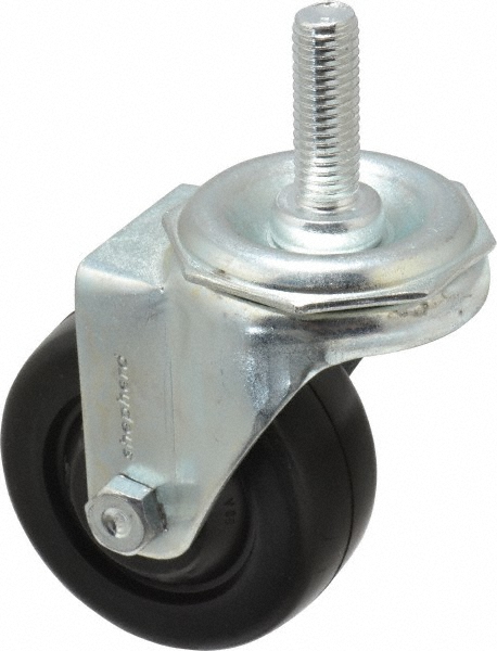 Shepherd - 3" Dia x 1-1/4" Wide x 4-1/8" OAH Stem Mount Swivel Caster ...