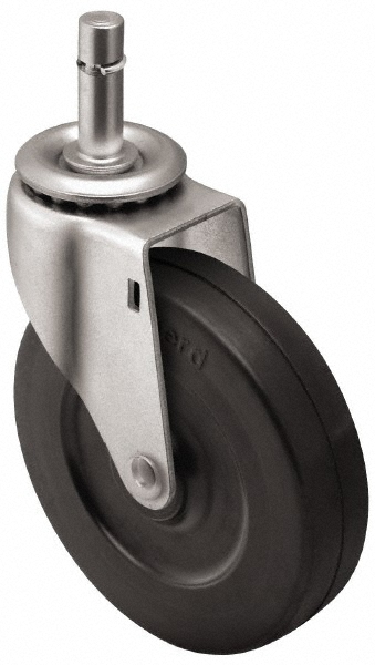 Shepherd - 2" Dia x 13/16" Wide x 2-5/8" OAH Stem Mount Swivel Caster ...