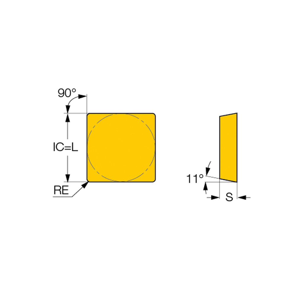 Iscar - Milling Insert: ANSI SPMR 422 IC9250, ISO SPMR 120308, IC9250 ...