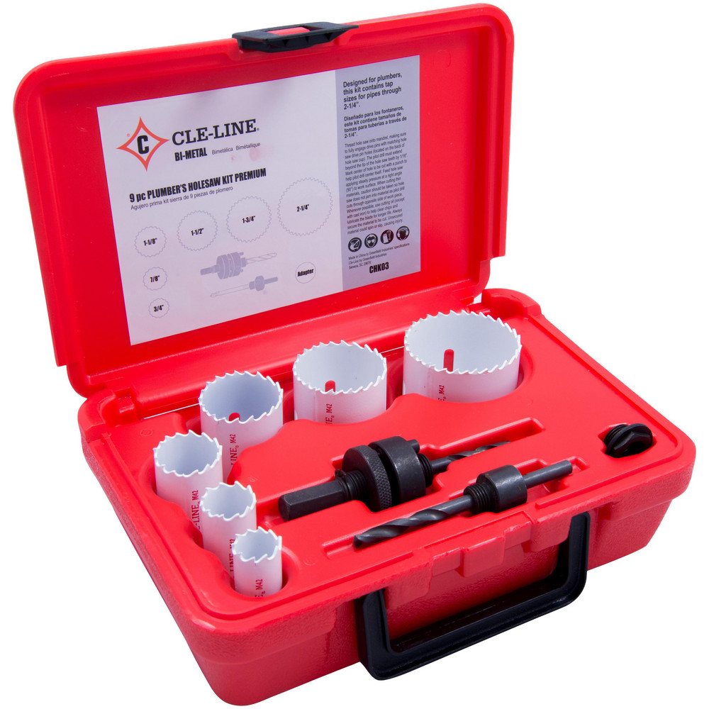 Cle-Line - Plumbers Hole Saw Kit | MSC Direct