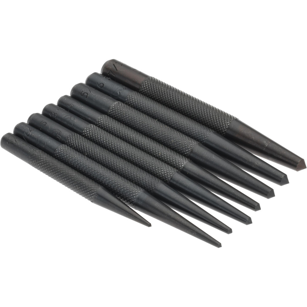 SPI - Center Punch Set: 8 Pc, 0.0625 to 0.2188" | MSC Direct