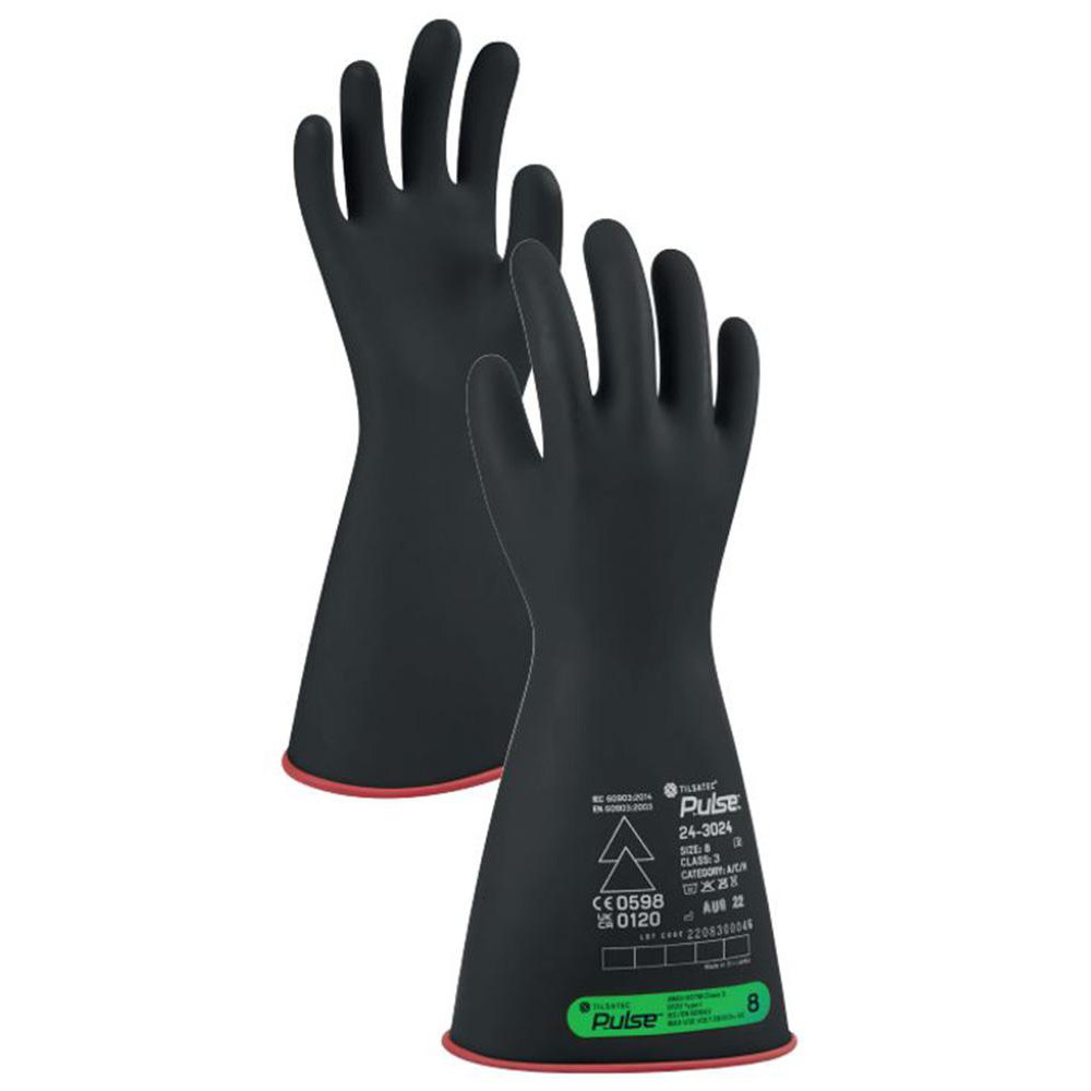 Tilsatec - Rubber Linesman Gloves: Pulse Pulse, Class 3, 14" Long | MSC ...