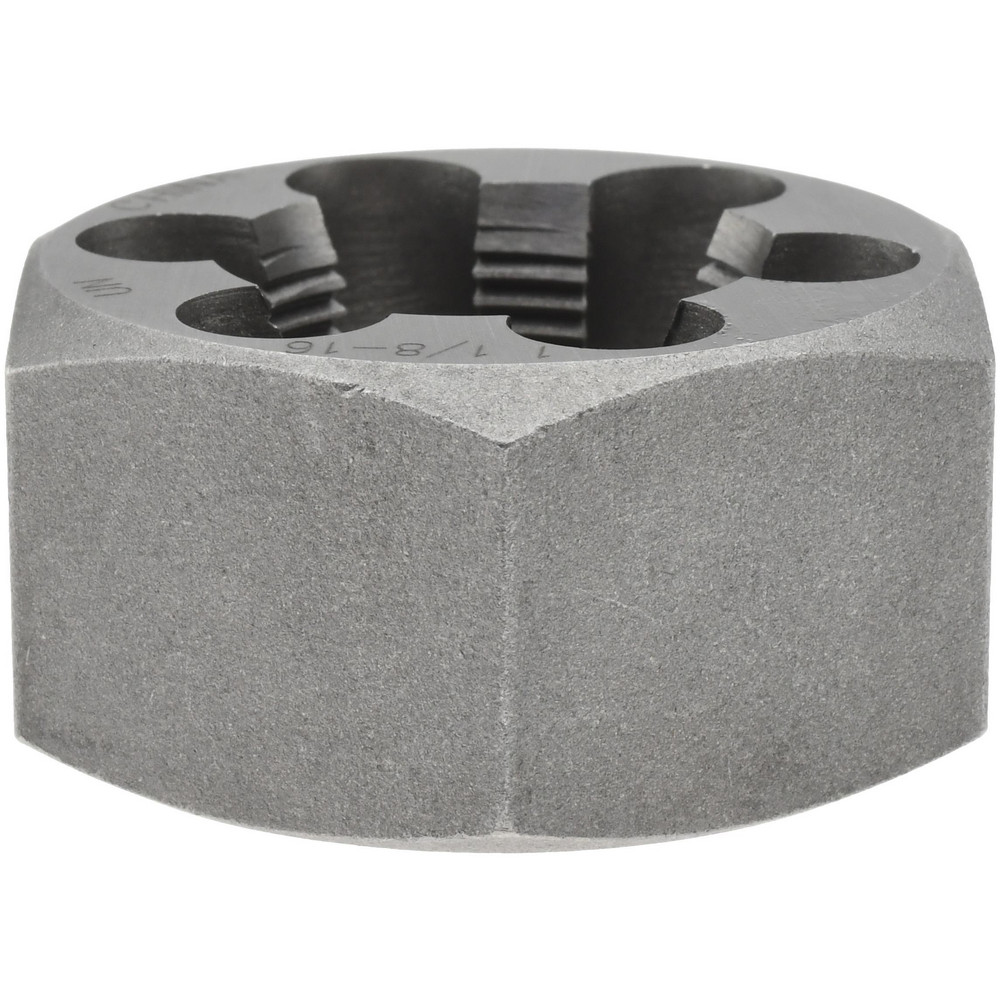 Value Collection - Hex Rethreading Die: 1-1/8-16, 1" Thick, Right Hand ...
