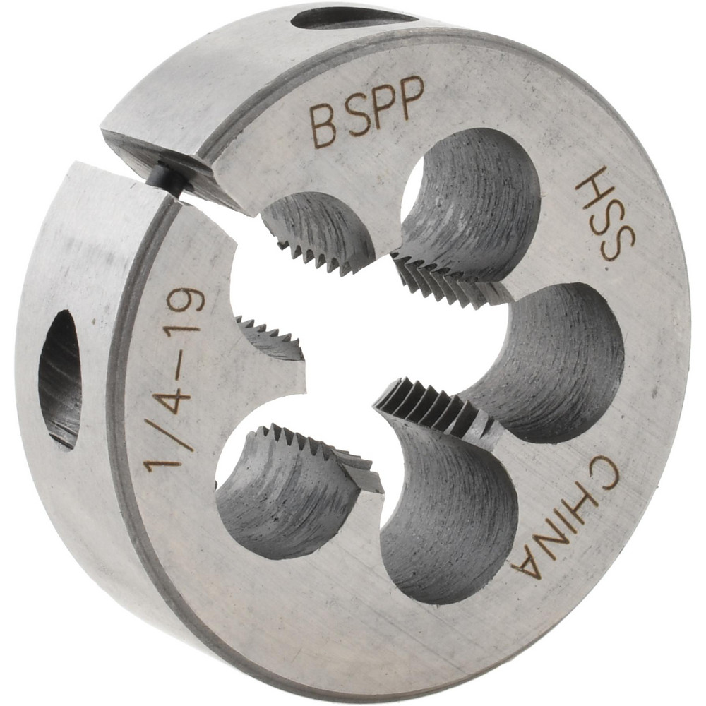 Value Collection - 1/4-19 BSPP x 1-1/2" OD Round Adjustable Pipe Die ...