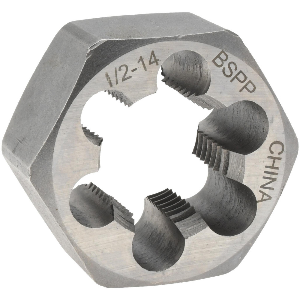 Value Collection - 1/2-14 BSPP x 1-5/8" OD Hex Pipe Die | MSC Direct