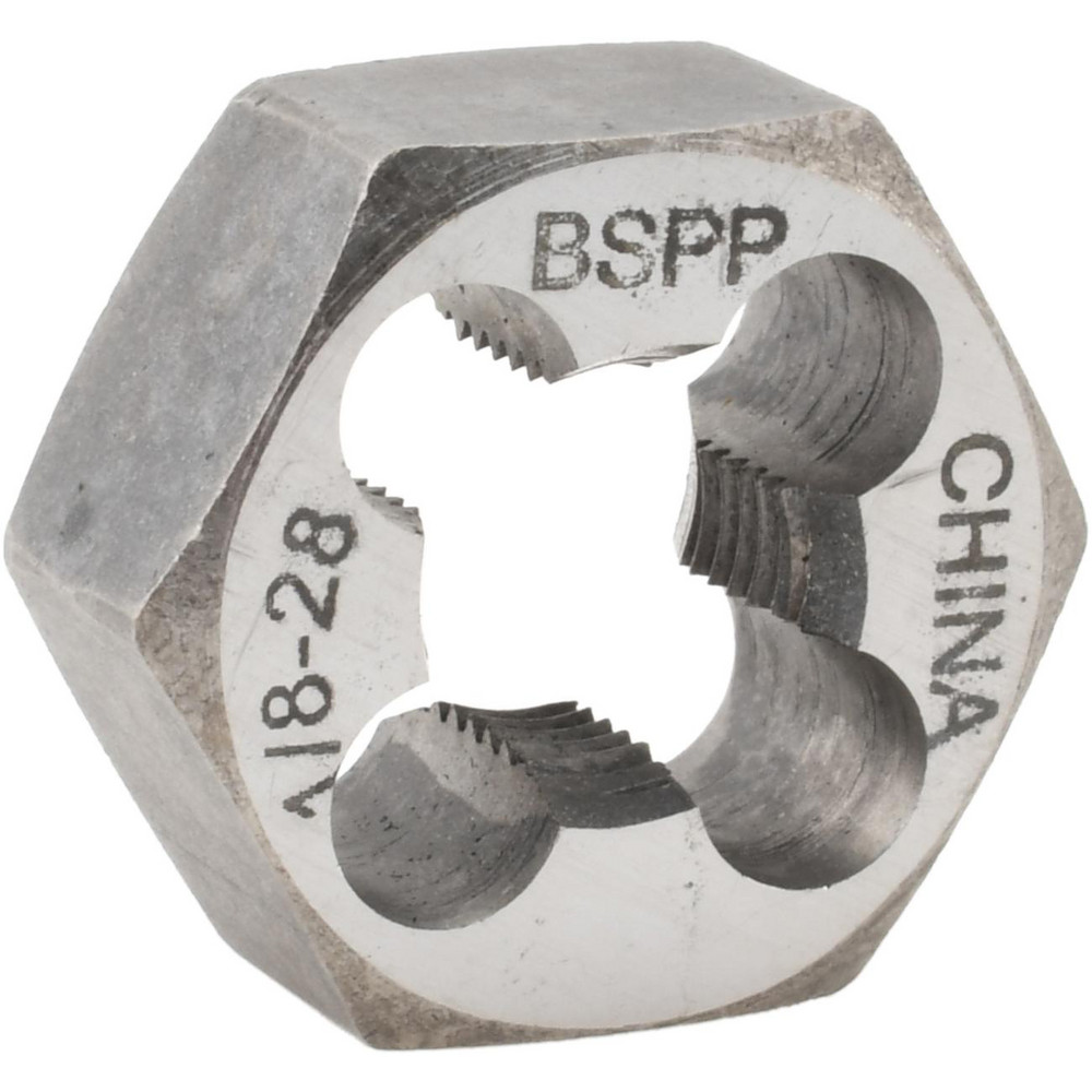 Value Collection - 1/8-28 BSPP x 1-1/16" OD Hex Pipe Die | MSC Direct