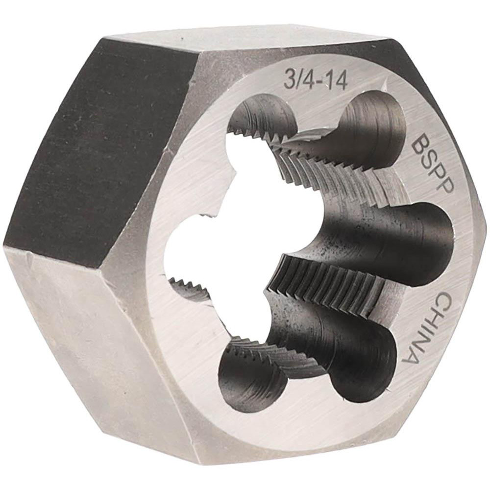 Value Collection - 3/4-14 BSPP x 2" OD Hex Pipe Die | MSC Direct