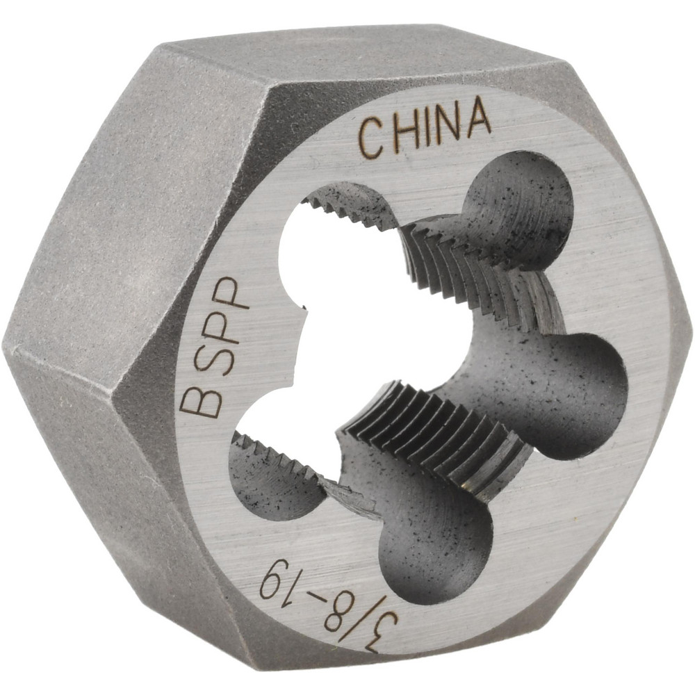 Value Collection - 3/8-19 BSPP x 1-7/16" OD Hex Pipe Die | MSC Direct