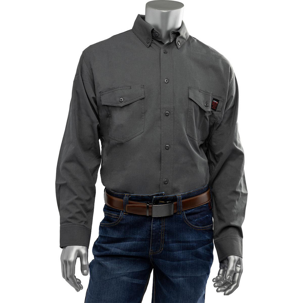 PIP - Shirts: Garment Style: Button Down; Garment Type: Arc Flash; Size ...