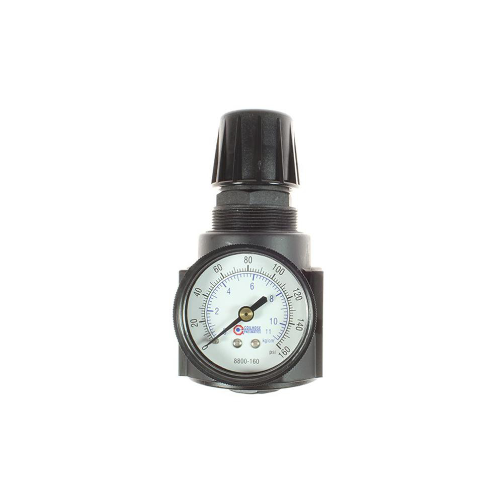 Coilhose Pneumatics - Compressed Air Regulator: 3/8" NPT, 250 Max psi ...