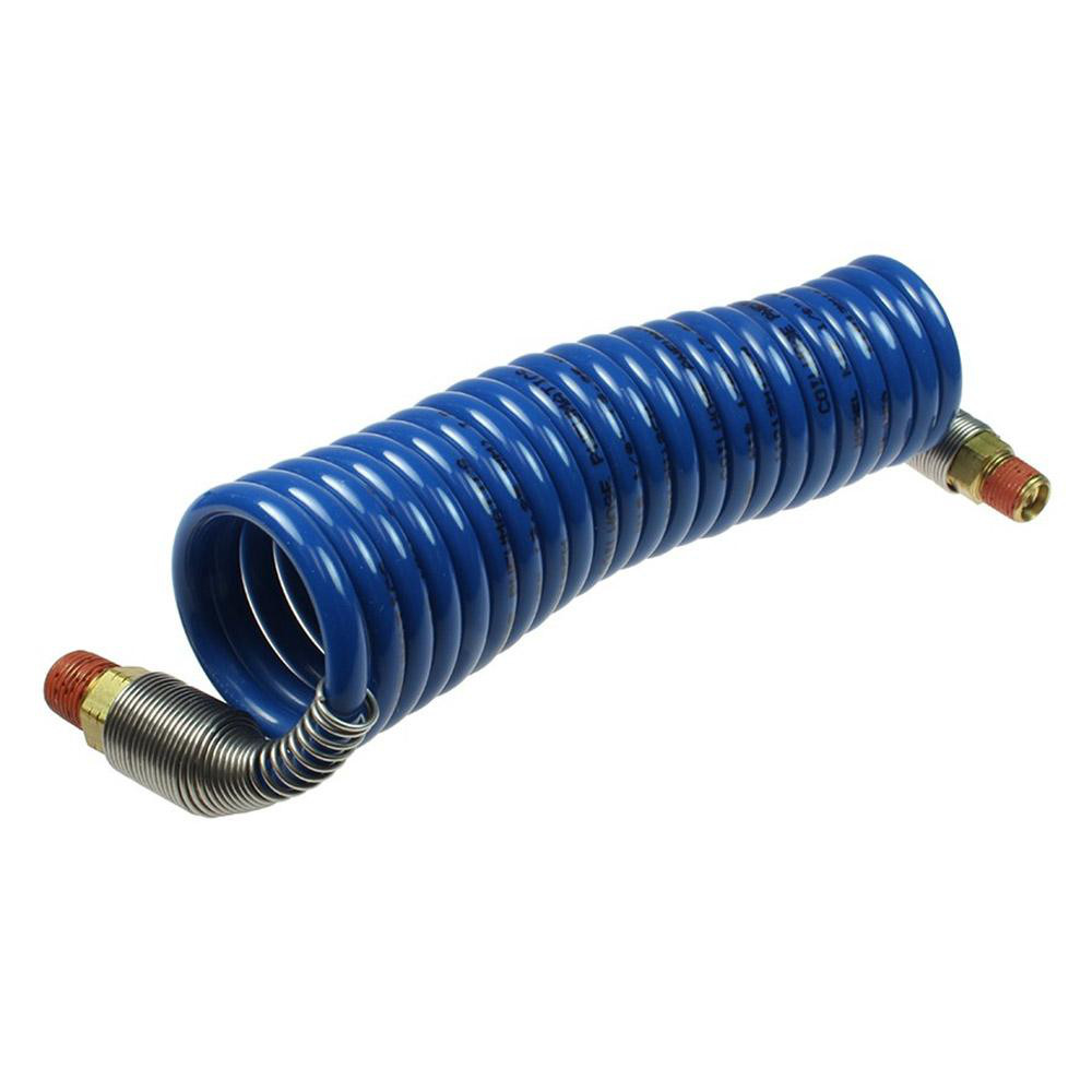 Coilhose Pneumatics - Coiled & Self Storing Hose: 1/8" ID, 10' Long ...