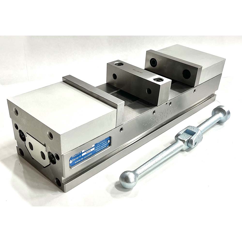 Toolex - Milling Machine Vise: ReLock, Double-Station, 9" Jaw Opening ...