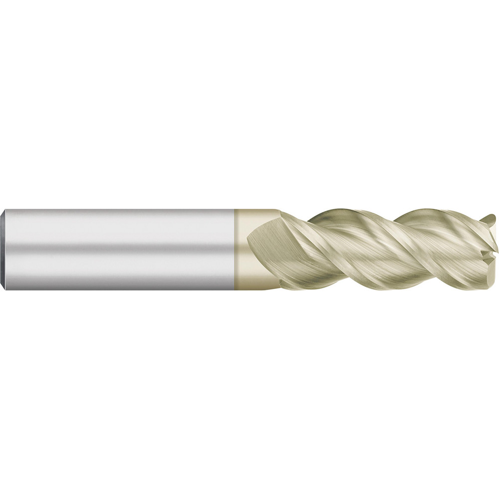 Titan USA - Corner Radius End Mill: 3/8" Dia, 1" LOC, 0.0600" Radius, 3 ...