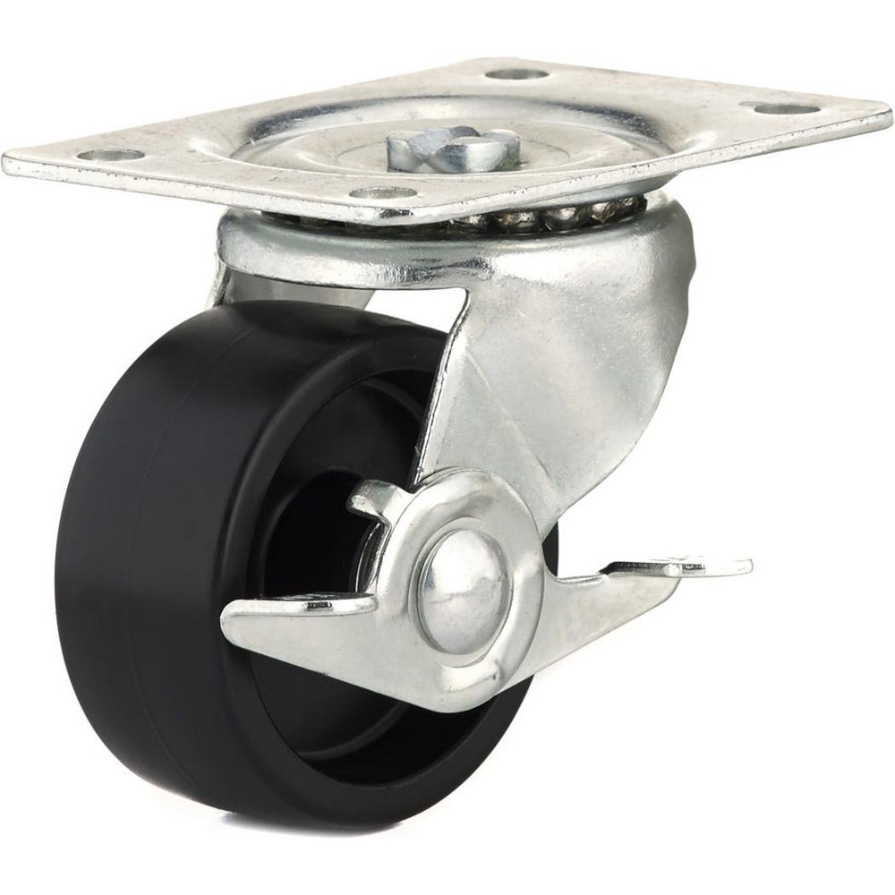 Madico - Swivel Top Plate Caster: Polypropylene, 2-1/2" Wheel Dia, 1-1/ ...