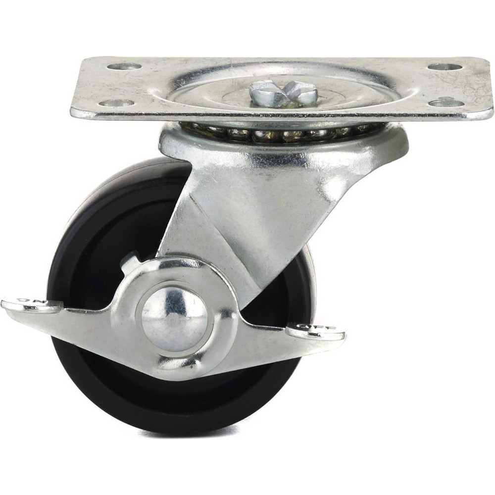 Madico - Swivel Top Plate Caster: Polypropylene, 2-1/2" Wheel Dia, 1-1/ ...