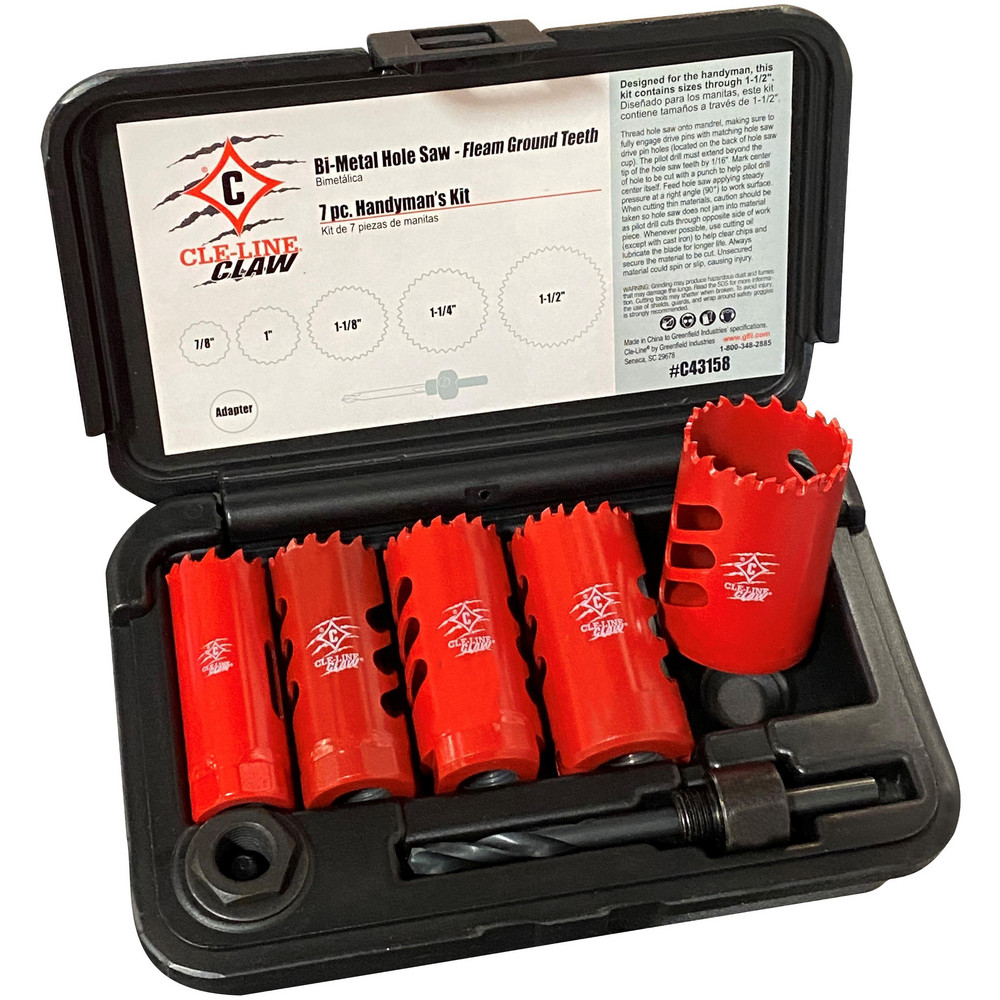 Cle-Line - Handymans Hole Saw Kit | MSC Direct