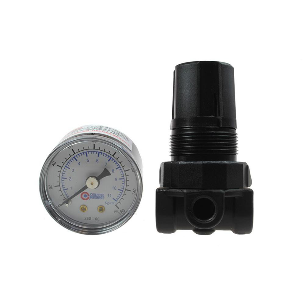 Coilhose Pneumatics - Miniature Compressed Air Regulator: 1/4" NPT ...