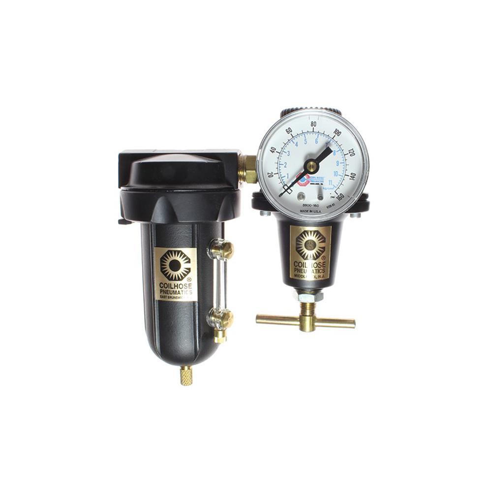 Coilhose Pneumatics - FRL Combination Unit: 3/4 NPT, Heavy-Duty, 2 Pc ...