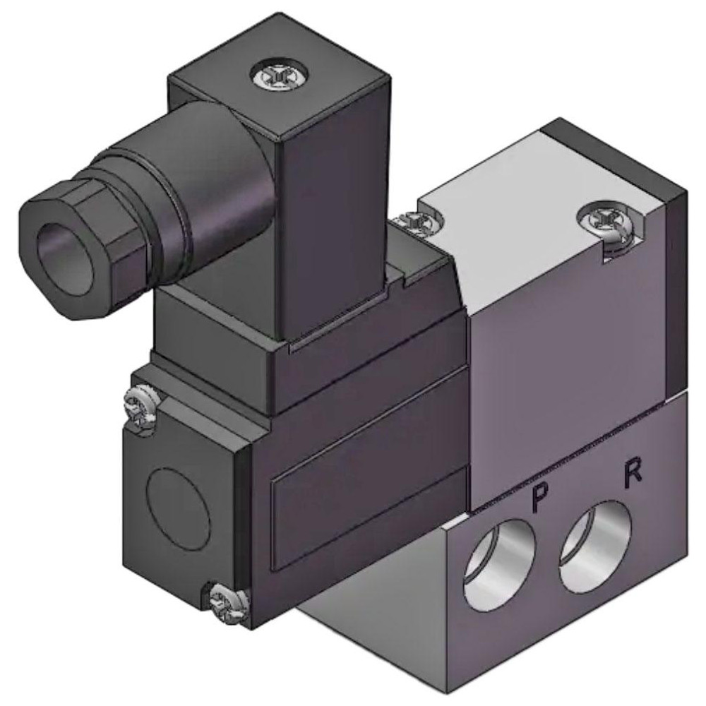 SMC PNEUMATICS - 0.25 CV Flow Rate 3 Port Direct Operated Solenoid ...