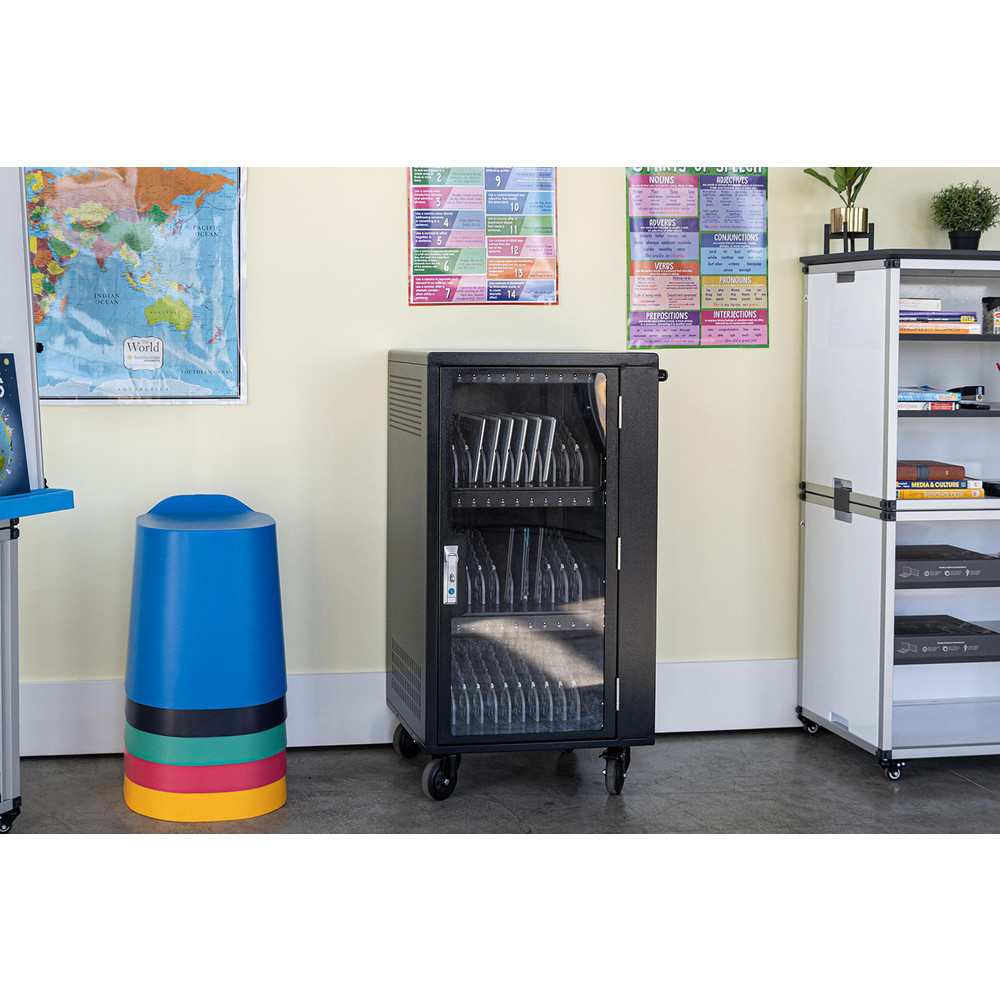 Luxor - Computer Cabinets: Type: Laptop/Tablet Charging Cart; Width ...