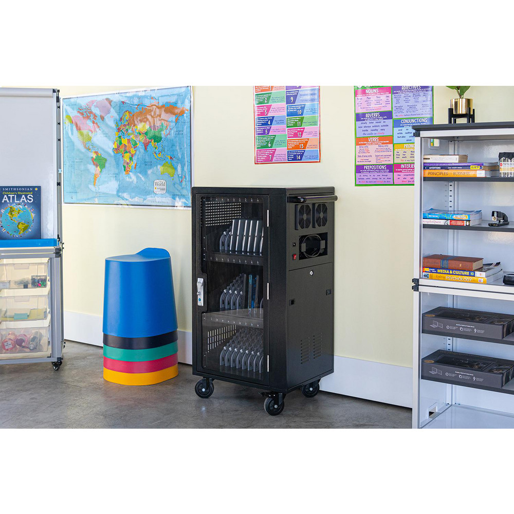 Luxor - Computer Cabinets; Type: Laptop/Tablet Charging Cart; Width ...