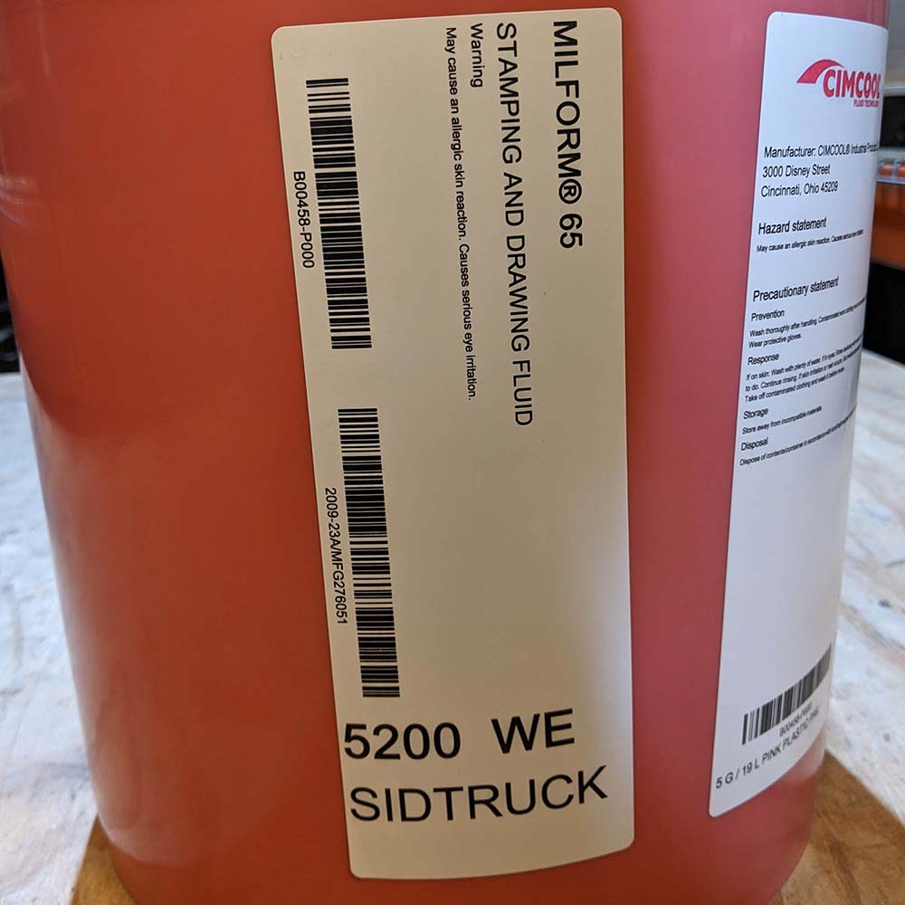 Cimcool - Drawing & Forming: Cimcool Liquid, 5 gal Pail | MSC Direct