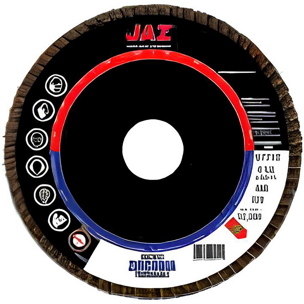 JAZ USA - Flap Disc: 6" Dia, 40 Grit, Ceramic Alumina, Type 27 | MSC Direct