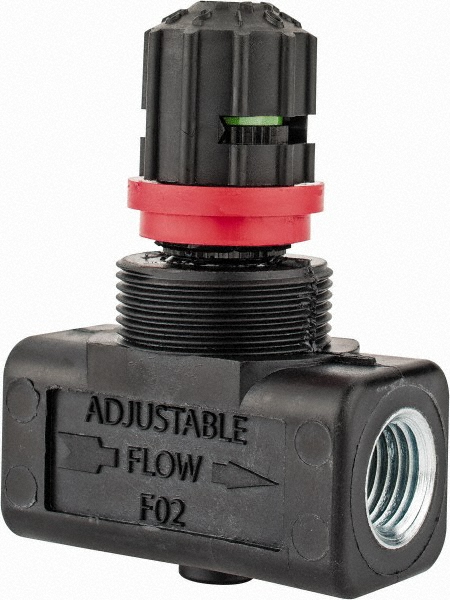 ARO/Ingersoll-Rand - 1/4" NPT Inline Flow Control Valve - 80184070 - MSC Industrial Supply