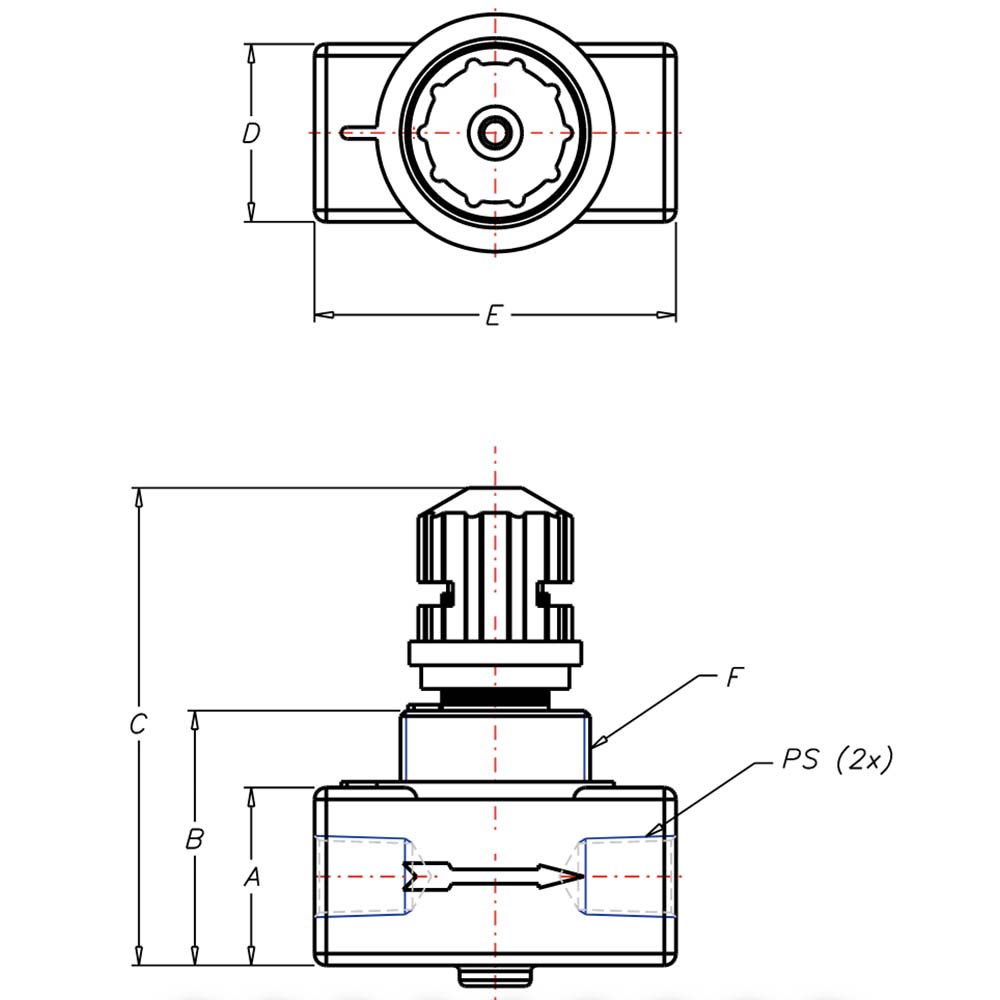 ARO/Ingersoll-Rand - 1/8" NPT Inline Needle Valve Valve - 80184195 - MSC Industrial Supply