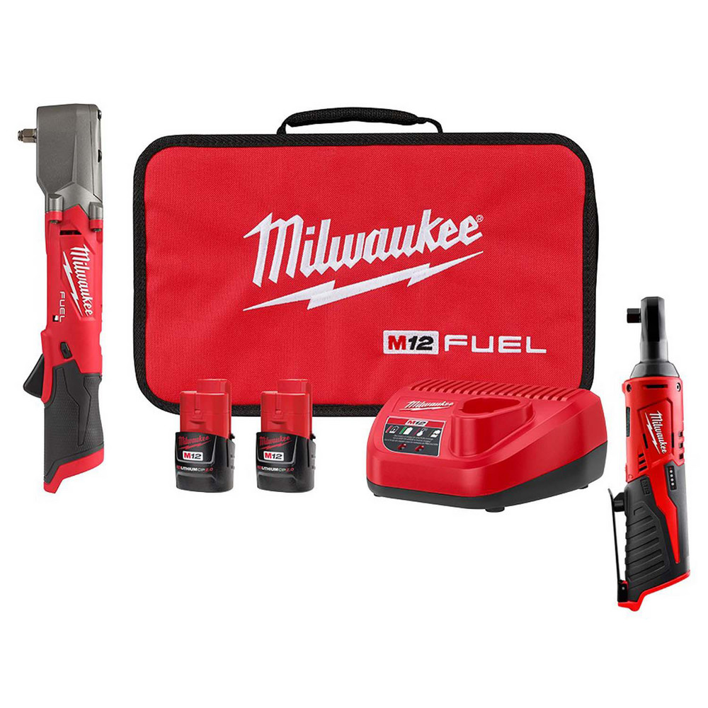 Milwaukee Tool - 1/4" Drive, 12.00 Volt, Inline Cordless Impact Wrench ...