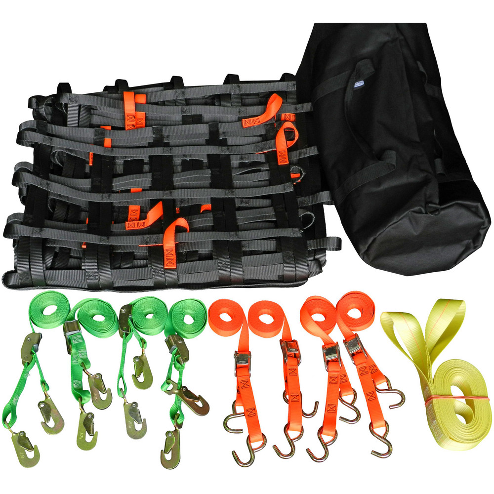 US Netting - Rectangle Cargo Net: 26' Long, 22" Wide, Polyester ...