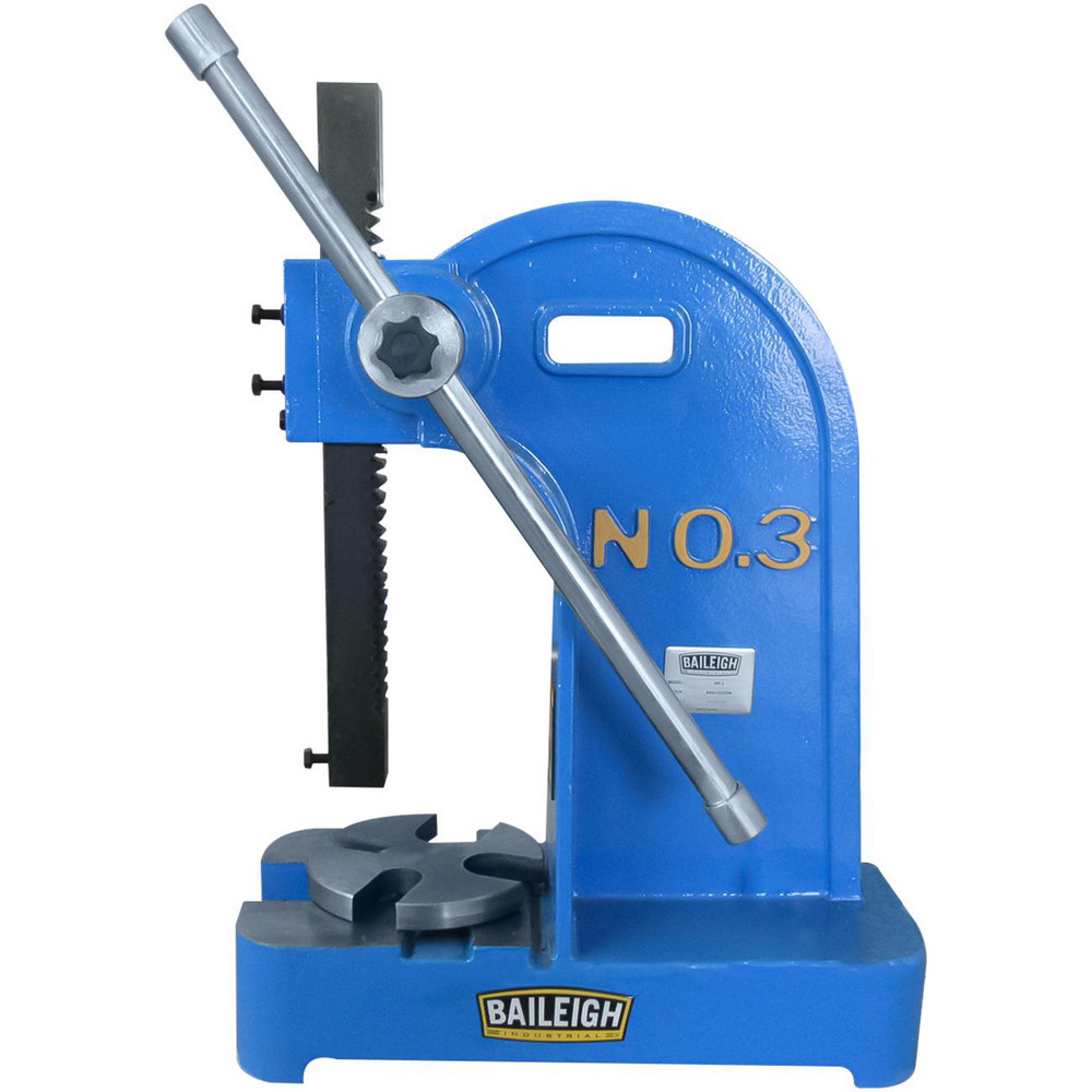 Baileigh - Arbor Presses: Pressure: 3T; Ram Diameter: 6.6875; Throat ...