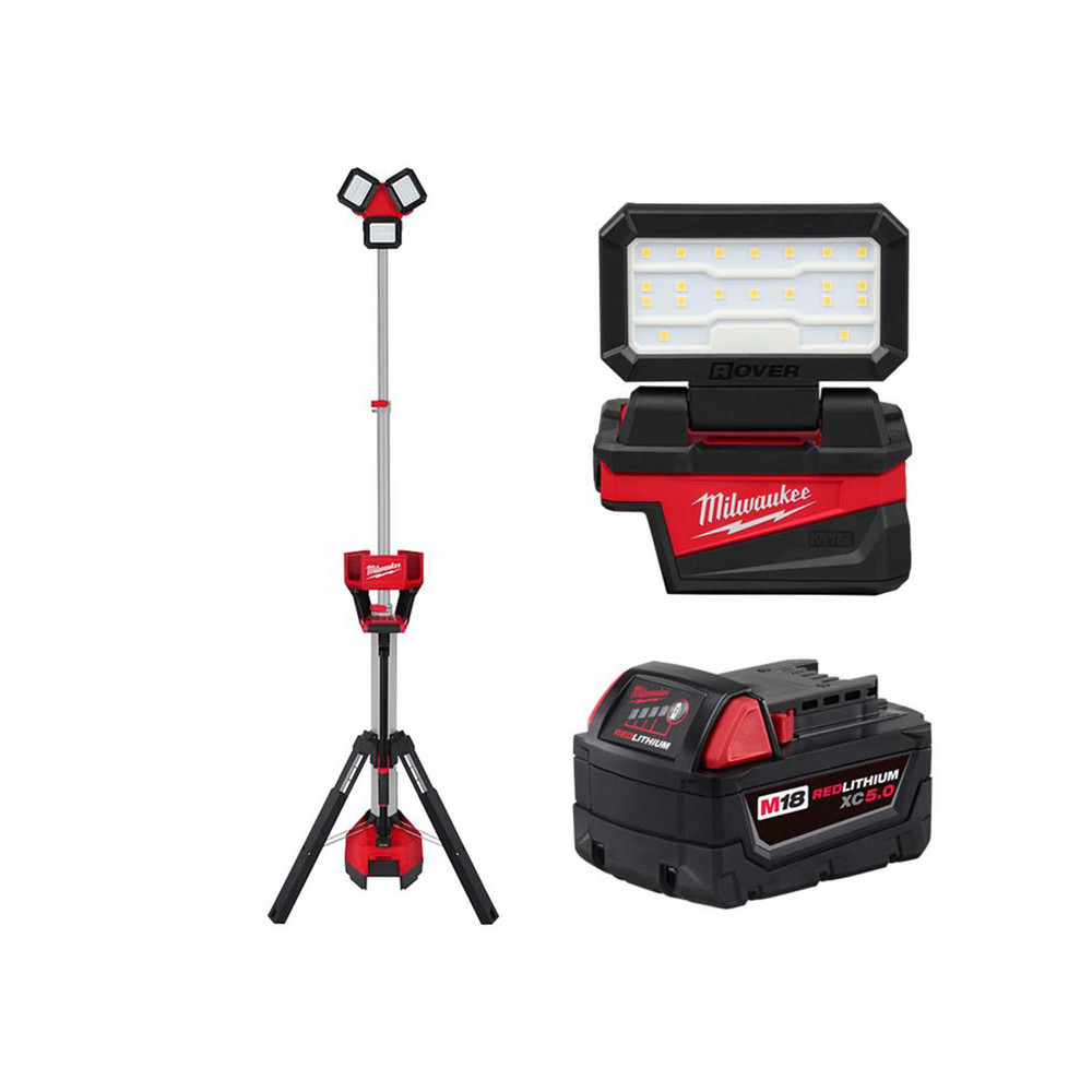 Milwaukee Tool - Portable Work Lights: Portable Type: Tripod; Light ...