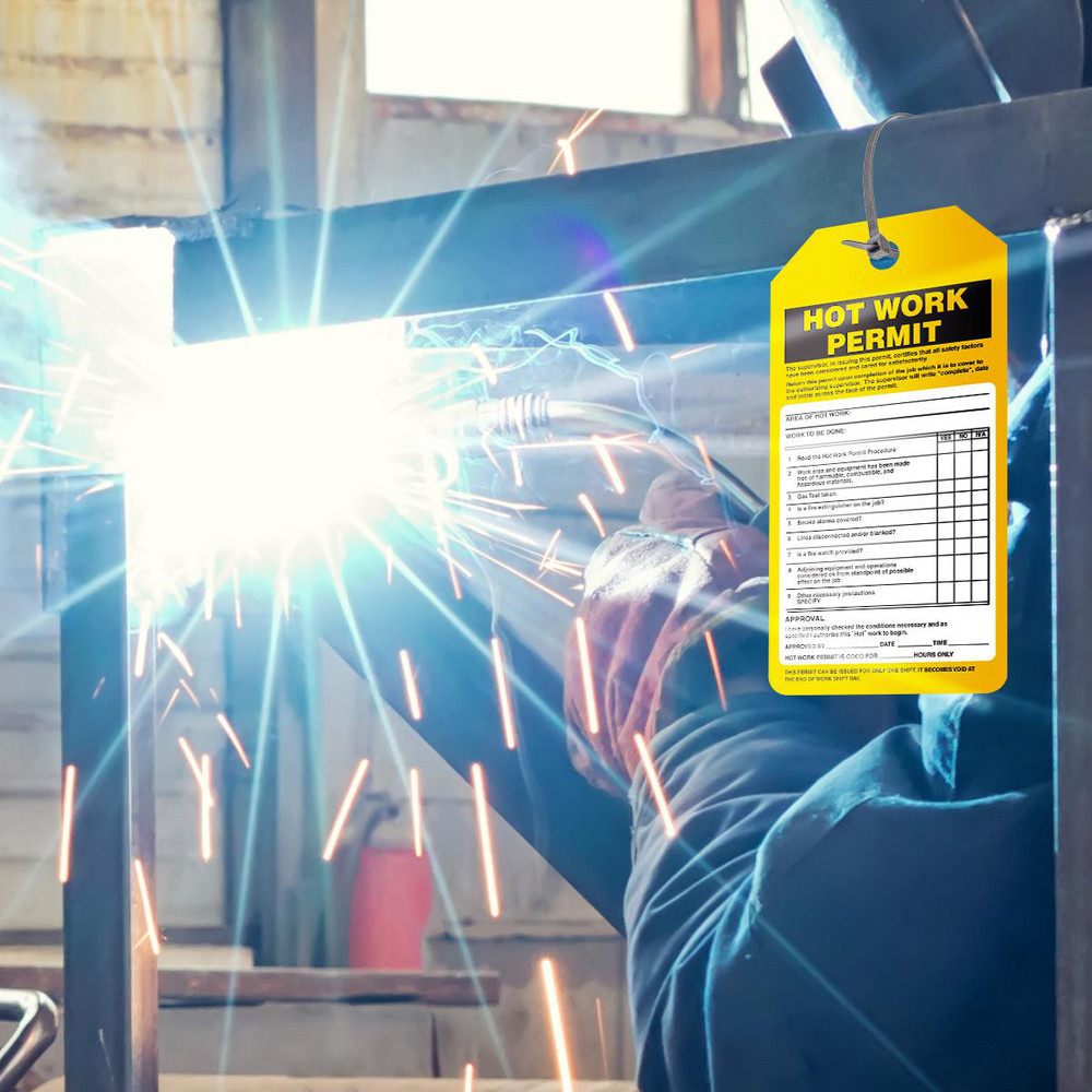 AccuformNMC - Inspection Tag: Rectangle, 6-1/4" High, Synthetic Paper ...