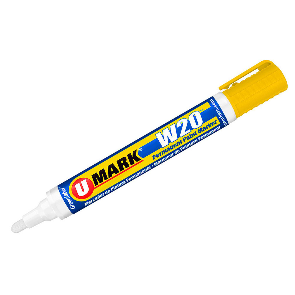 U-Mark - Liquid Paint Marker: Yellow, Water Base, Fade Resistant, Water ...