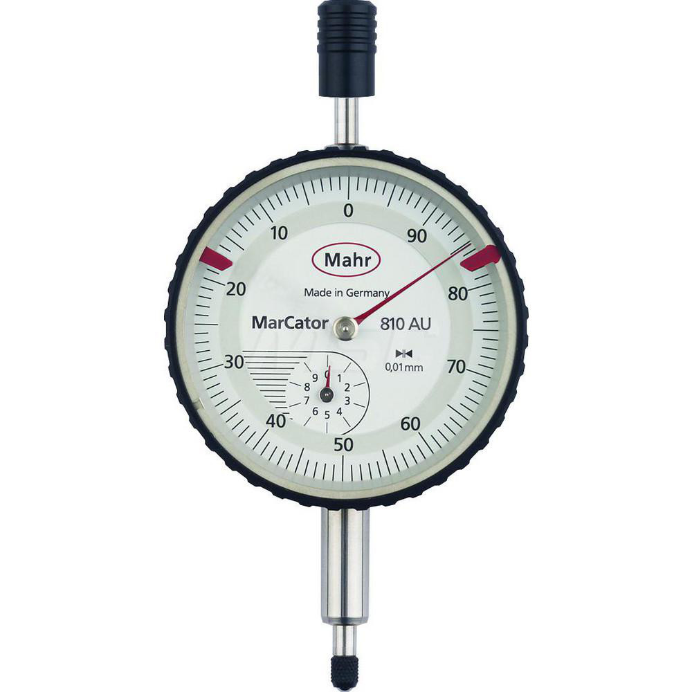 Mahr - Dial Drop Indicator: 0.4000" Max Measurement, 100-0 Dial Reading, +/-0.0004" Accuracy ...