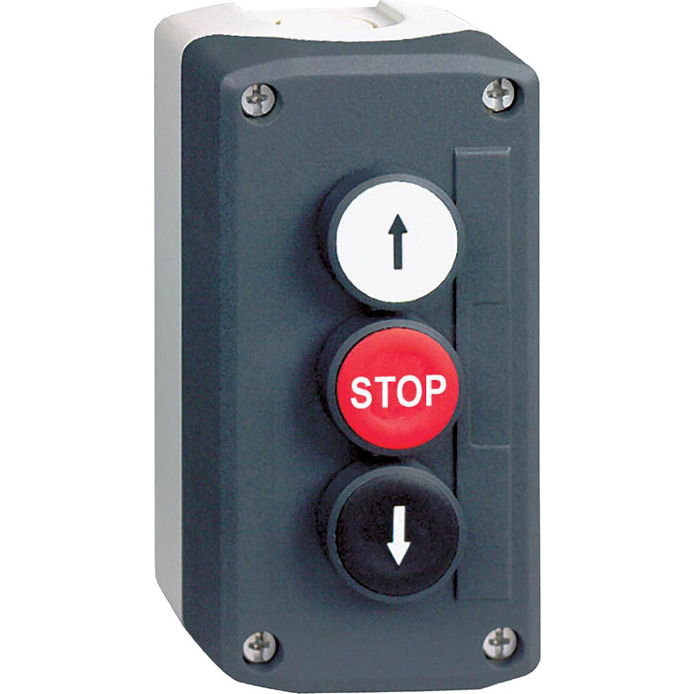 Schneider Electric - Push-Button Control Stations: Control Station, 3, Stop, Up Arrow, Down ...