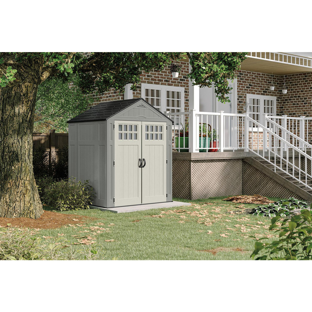 Suncast - Sheds; Shed Type: Vertical Storage Shed; Overall Width: 75 in ...