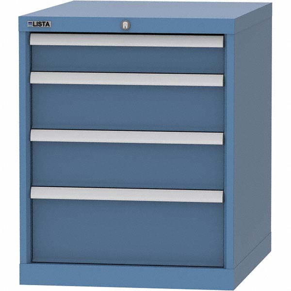 LISTA - Modular Steel Storage Cabinet: 22-7/32" Wide, 28-1/2" Deep, 27 ...