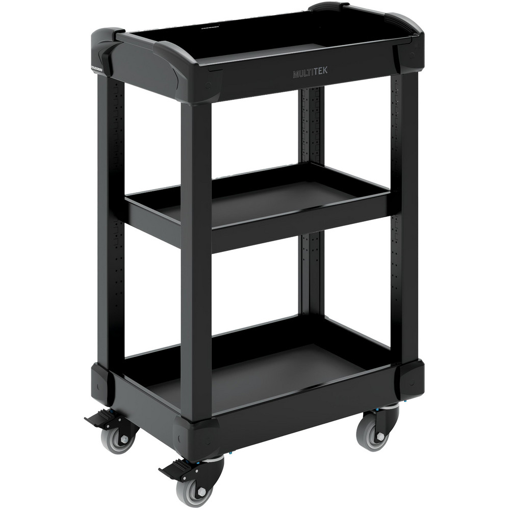 MultiTEK - Utility Utility Cart: 25" Long, 16" Wide, Steel, 600 lb ...