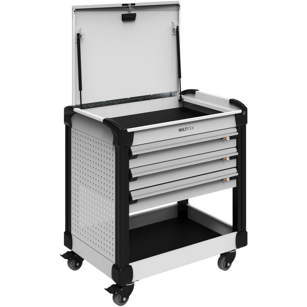 MultiTEK - Utility Utility Cart: 31" Long, 21" Wide, Steel, 600 lb ...
