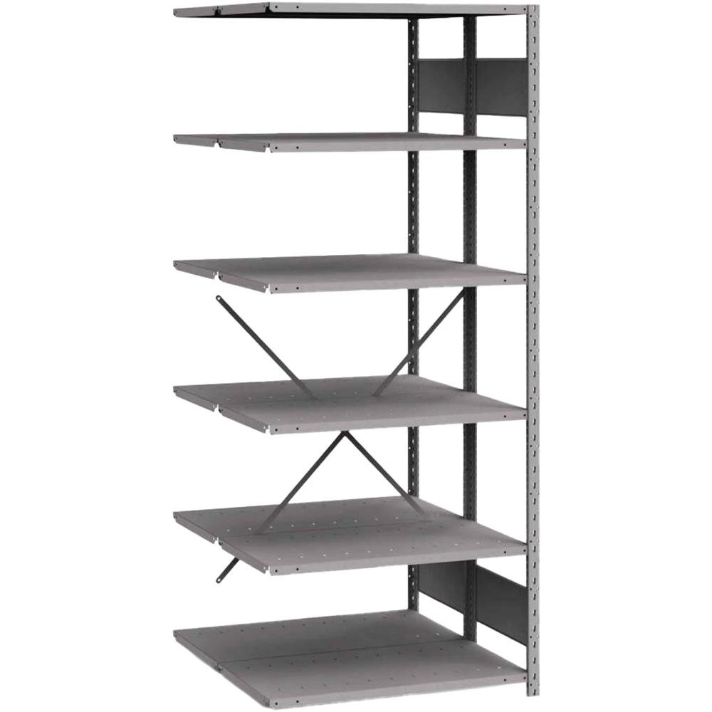 Rousseau Metal - Steel Shelving: Shelf Type: Add-on Unit; Adjustment ...