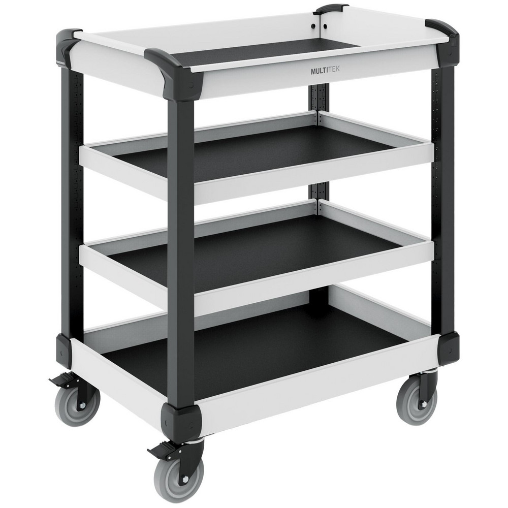 MultiTEK - Utility Utility Cart: 36" Long, 36" Wide, Steel, 600 lb ...