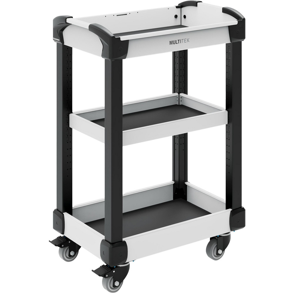 MultiTEK - Utility Utility Cart: 25" Long, 16" Wide, Steel, 600 lb ...