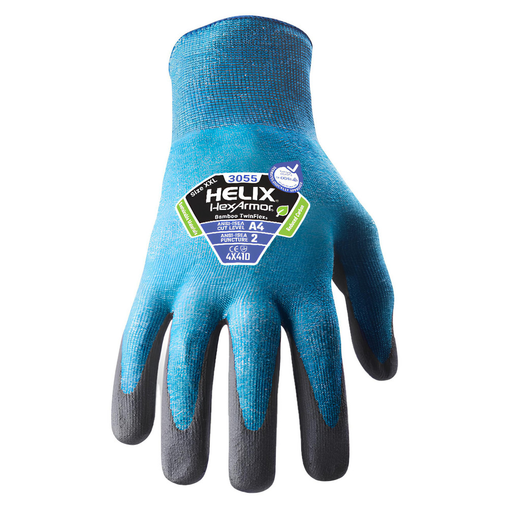 HexArmor® - Cut, Puncture & Abrasion-Resistant Gloves: Helix Helix, Size X-Large, ANSI Cut A4 ...